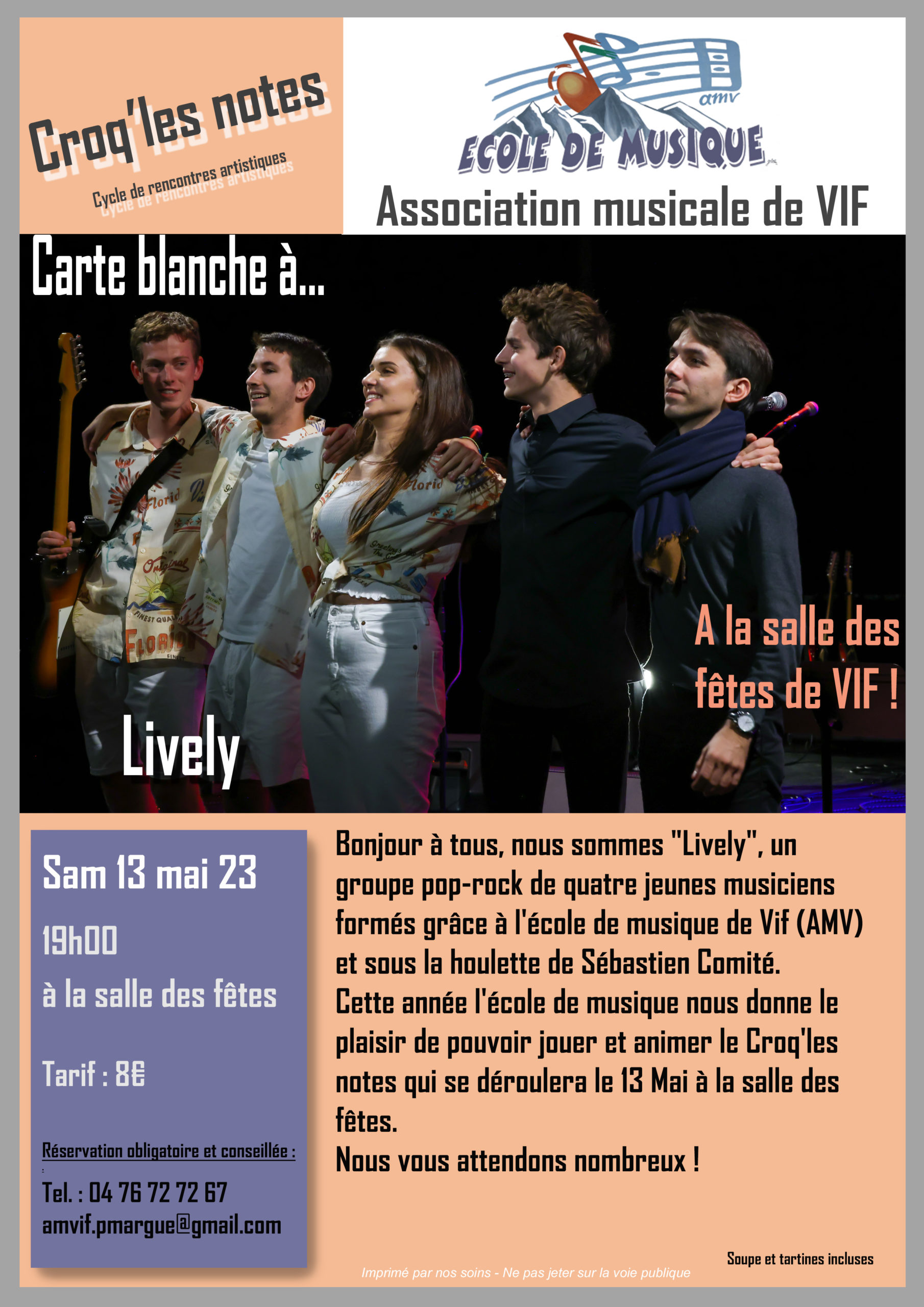 Croc'les Notes Lively - Ecole de Musique de Vif